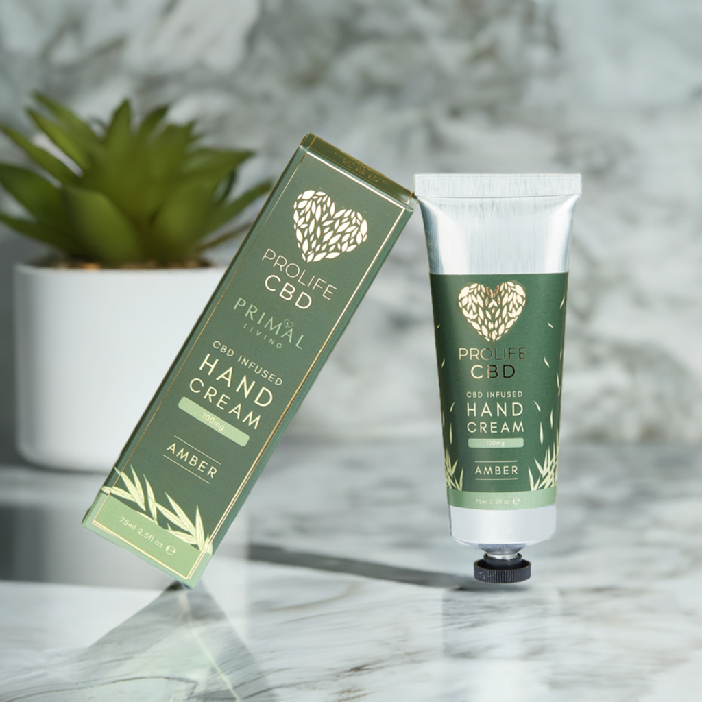 CBD HAND CREAM WITH AMBER 100MG – ProLife CBD